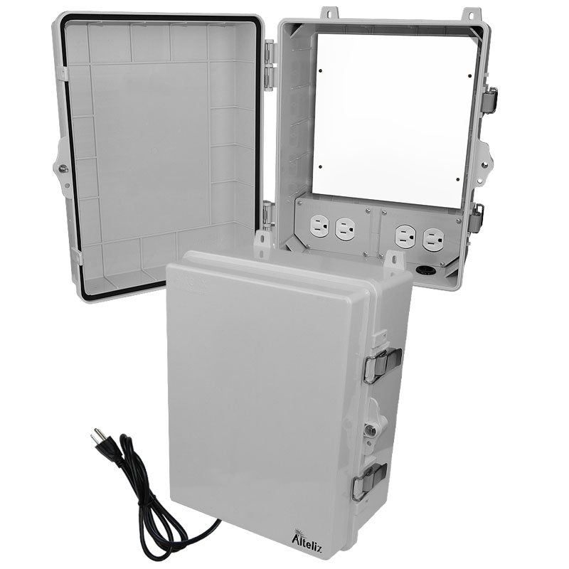 Altelix Polycarbonate + ABS NEMA 4X RF Transparent Outdoor WiFi Enclos ...