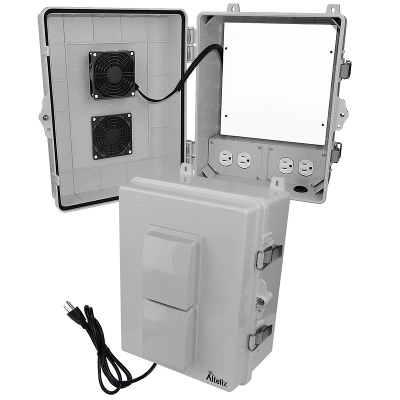 Altelix Polycarbonate + ABS Vented RF Transparent Outdoor WiFi Enclosu ...